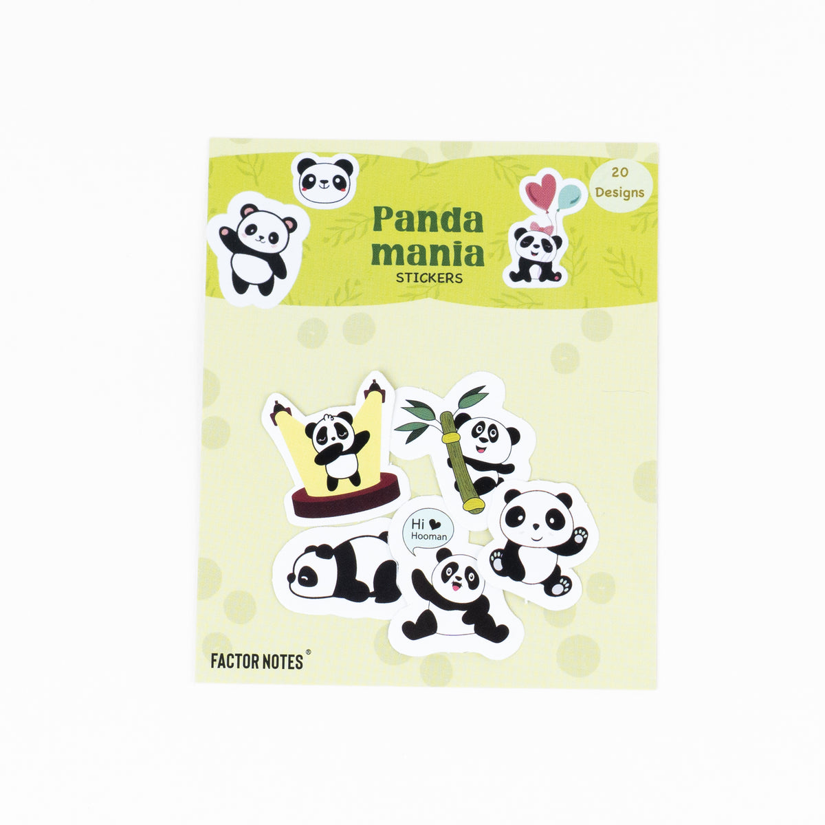 Panda Mania - Sticker Pack – Factor Notes